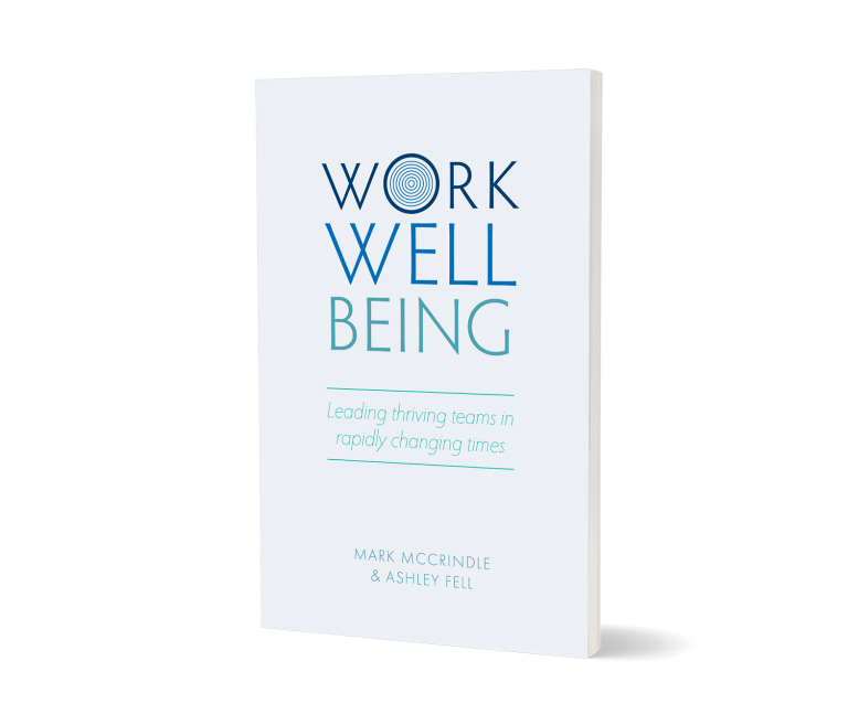 Work Wellbeing book - McCrindle